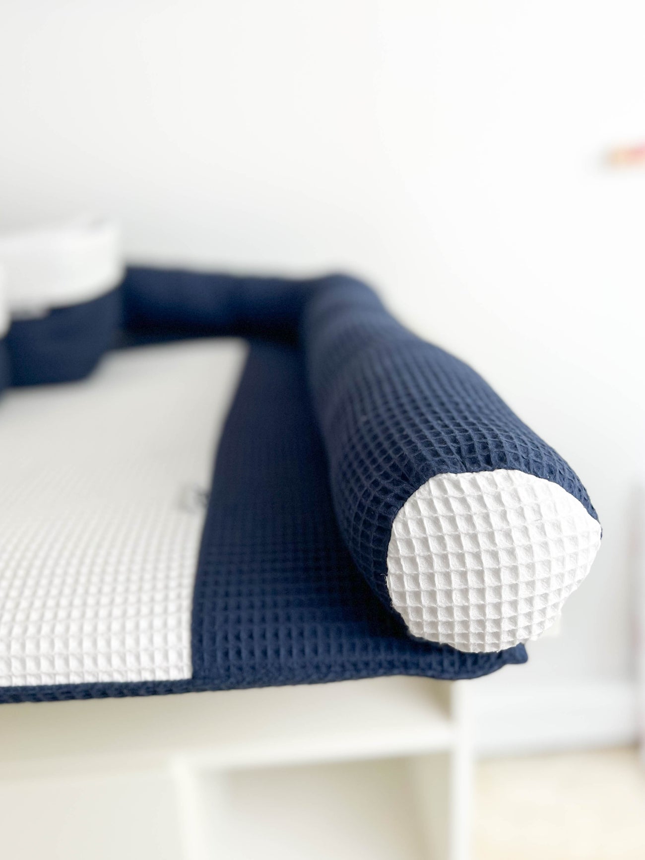 Cotton changing pad - Navy blue